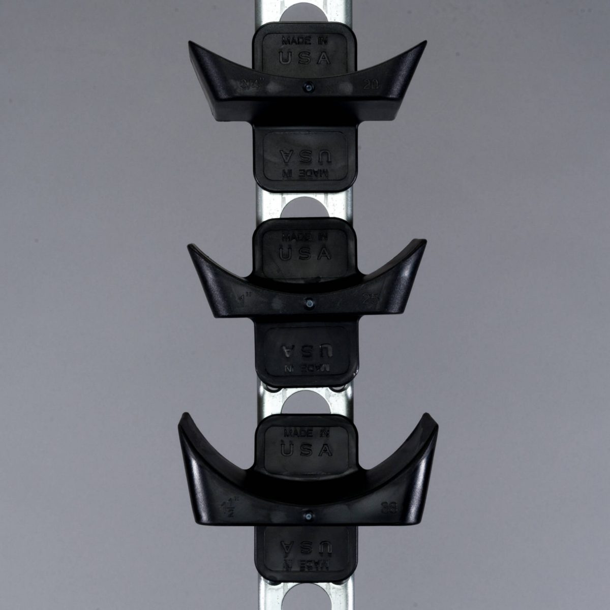 Keyhole Pinless Reversible Nylon Jump Cups Black - Potter Steel Service ...