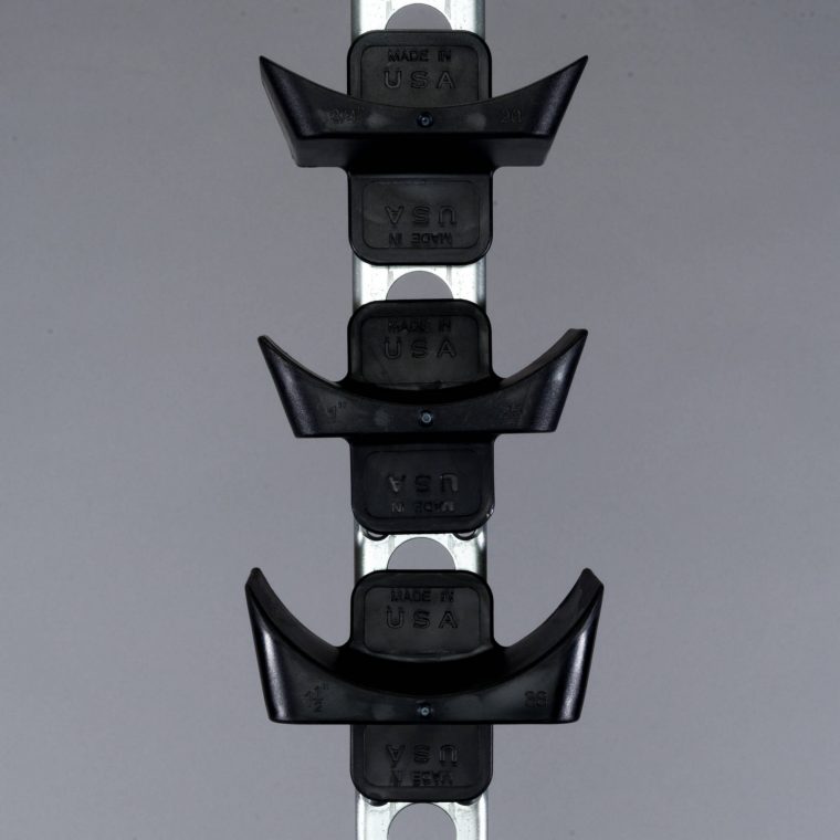 Keyhole Pinless Reversible Nylon Jump Cups Black - Potter Steel Service ...