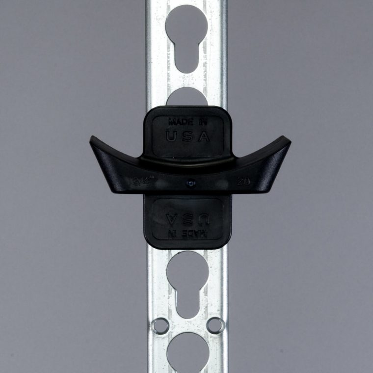 Keyhole Pinless Reversible Nylon Jump Cups Black - Potter Steel Service ...