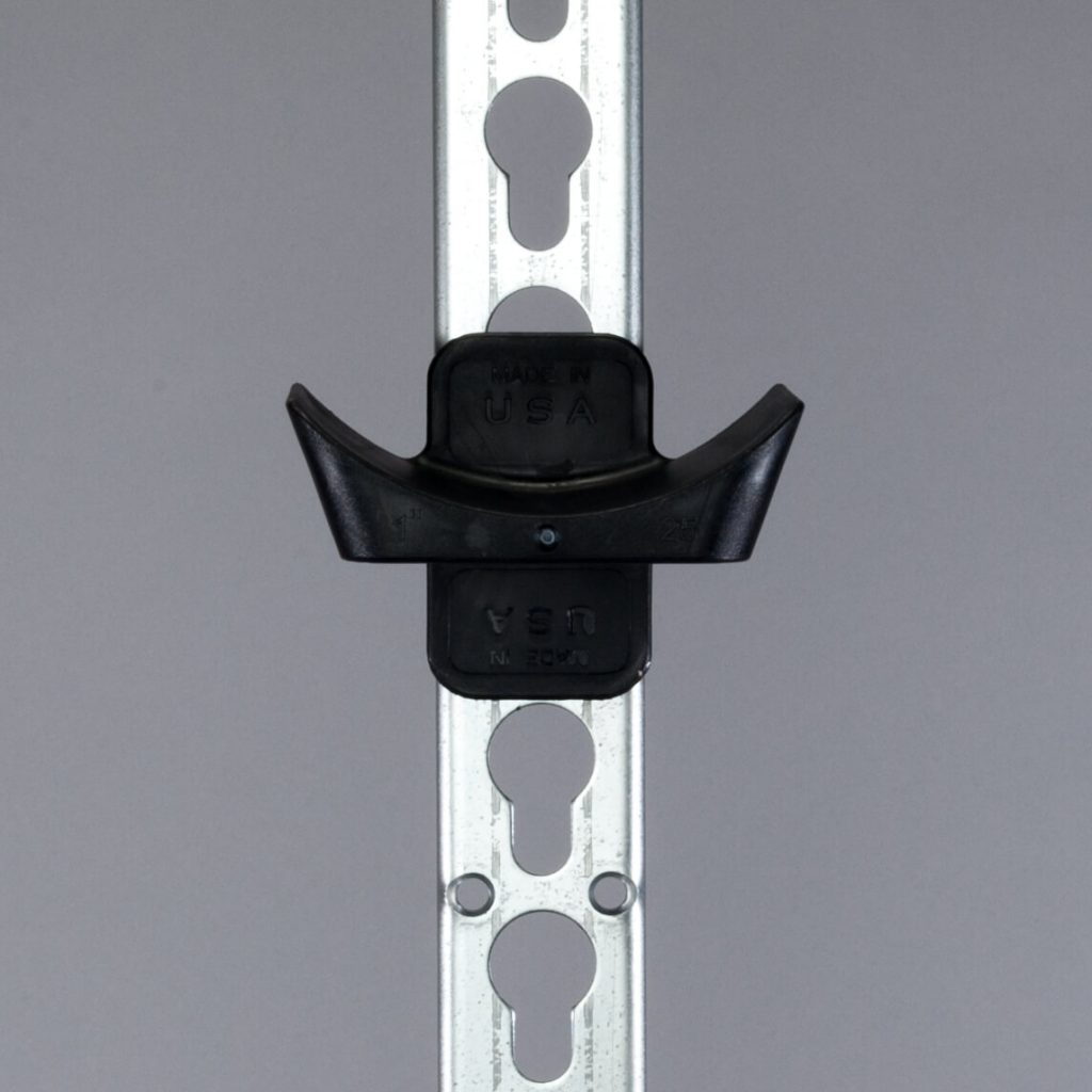 Keyhole Pinless Reversible Nylon Jump Cups Black - Potter Steel Service ...