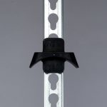 Keyhole Pinless Reversible Nylon Jump Cups Black each - Potter Steel ...